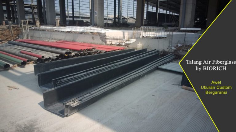 Jual Talang Fiberglass - Gutter FRP Kualitas Terbaik 2026